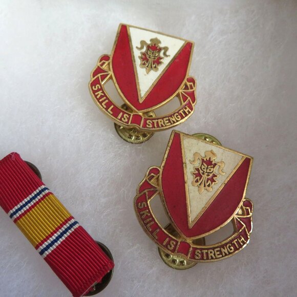 US Military Army | Other | Vintage Lot Of 3 Us Military Ribbon Bar Pins ...